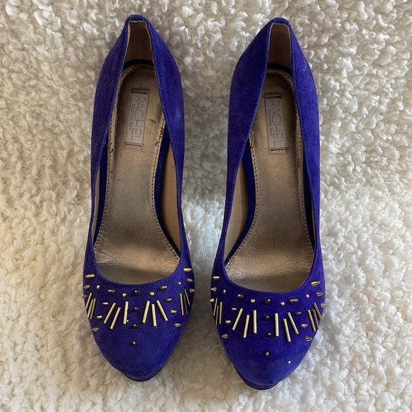 RACHEL Rachel Roy | Shoes | Rachel Rachel Roy Cobalt Blue Suede ...